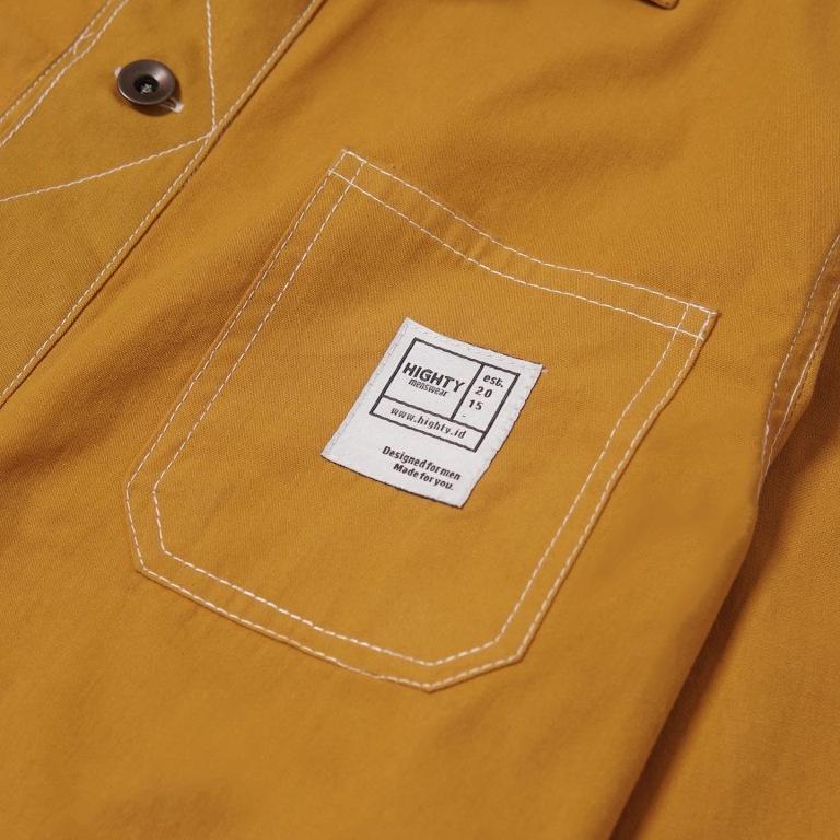 Mustard Chore Overshirt | HIGHTY Menswear